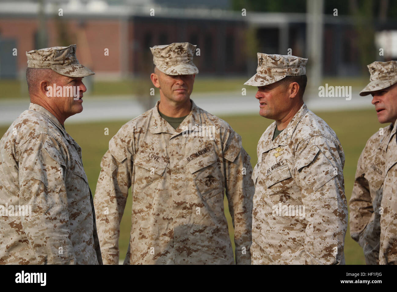 (Pictured left to right) Major Gen. Raymond Fox, commanding general, II ...
