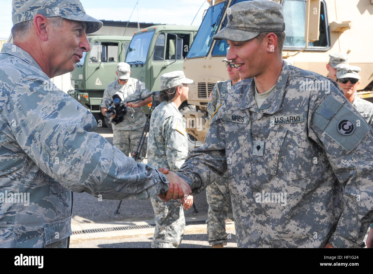The Adjutant General of Colorado Maj. Gen. H. Michael Edwards gives a ...