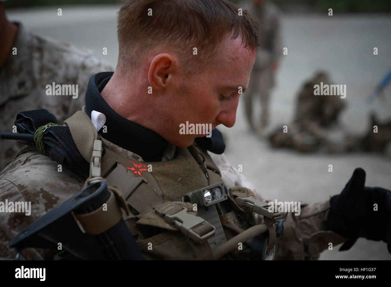 Corporal Joseph Tully, fire team leader, Delta Company, 1st Battalion ...