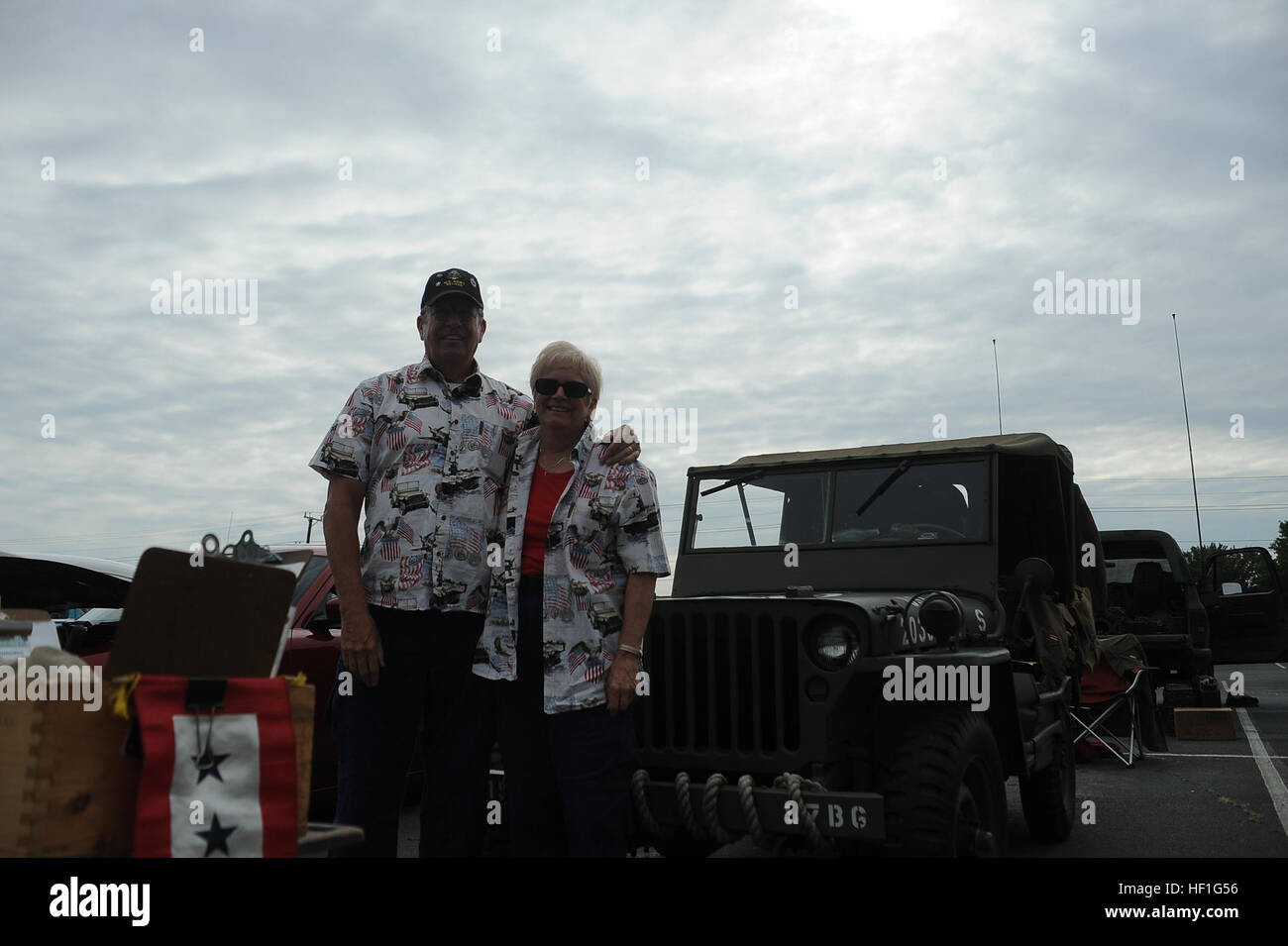 Tim Ketchum and Kay Ketchum at the 2nd Annual Quantico Car Show aboard ...