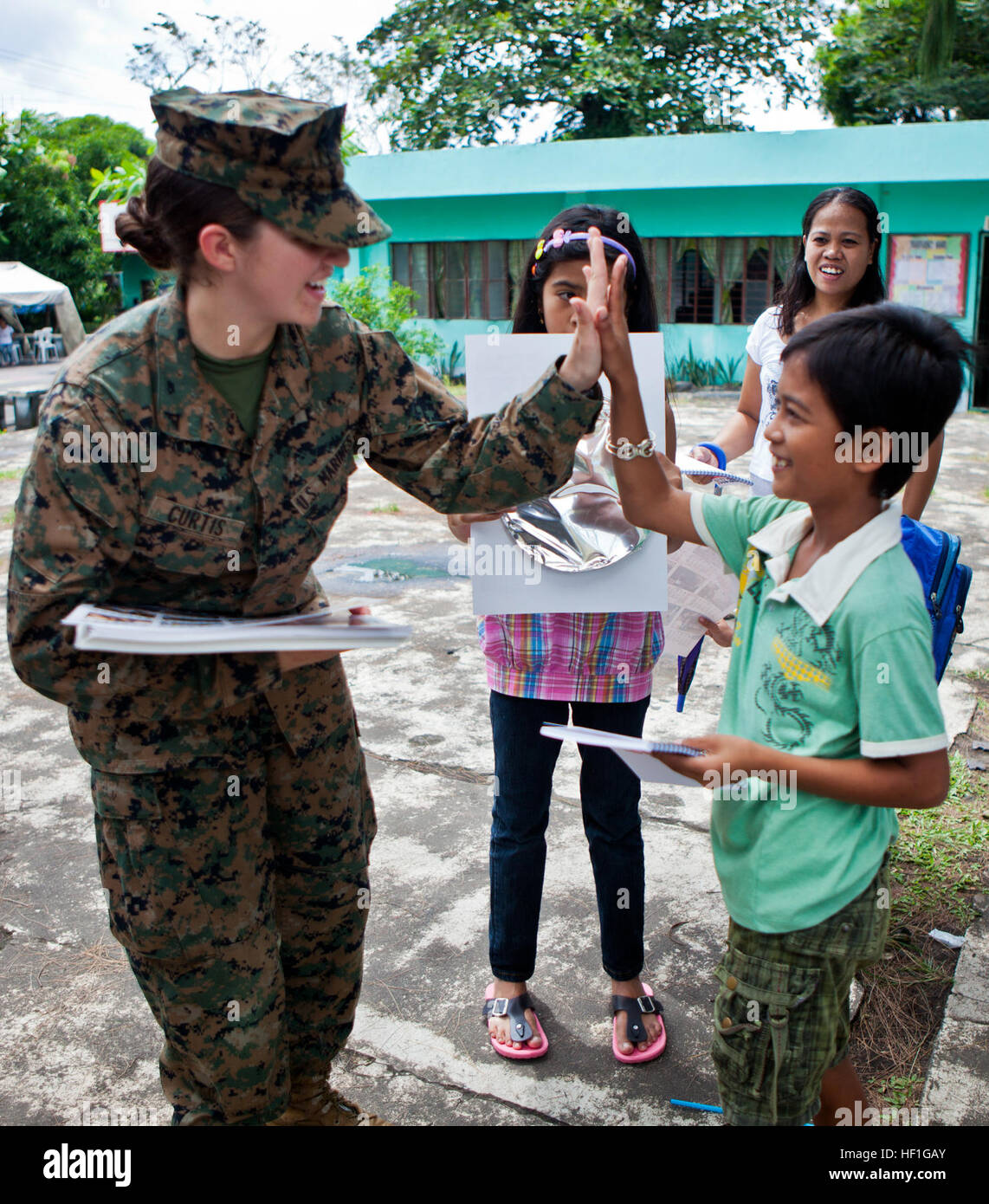 U.S. Marine Corps Lance Cpl. Kylie Curtis, civil affairs, 3d Marine ...