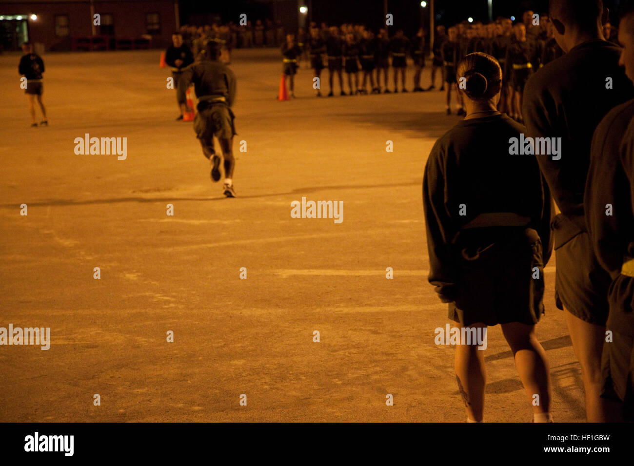U.S. Marines from Delta Company, Infantry Training Battalion (ITB ...