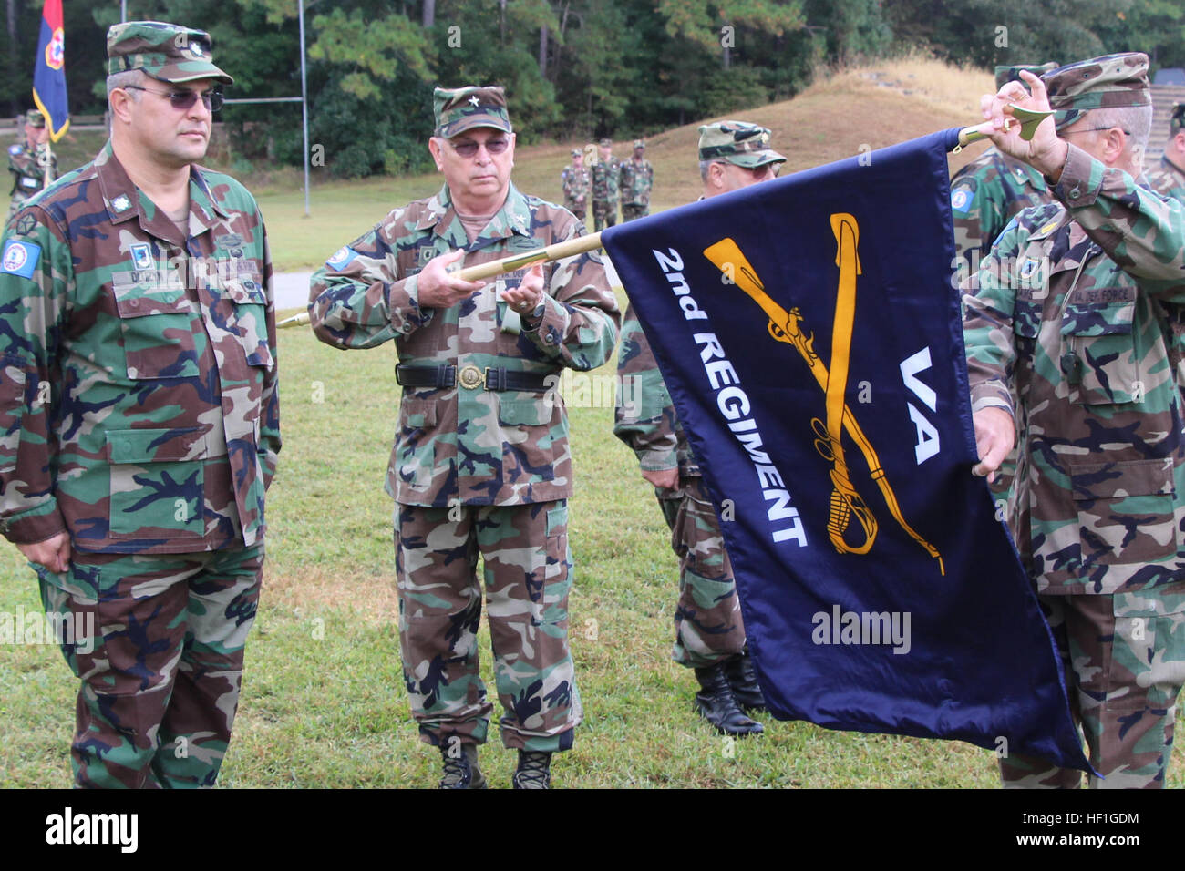 The Virginia Defense Force conducts a Change of Unit Designation ...