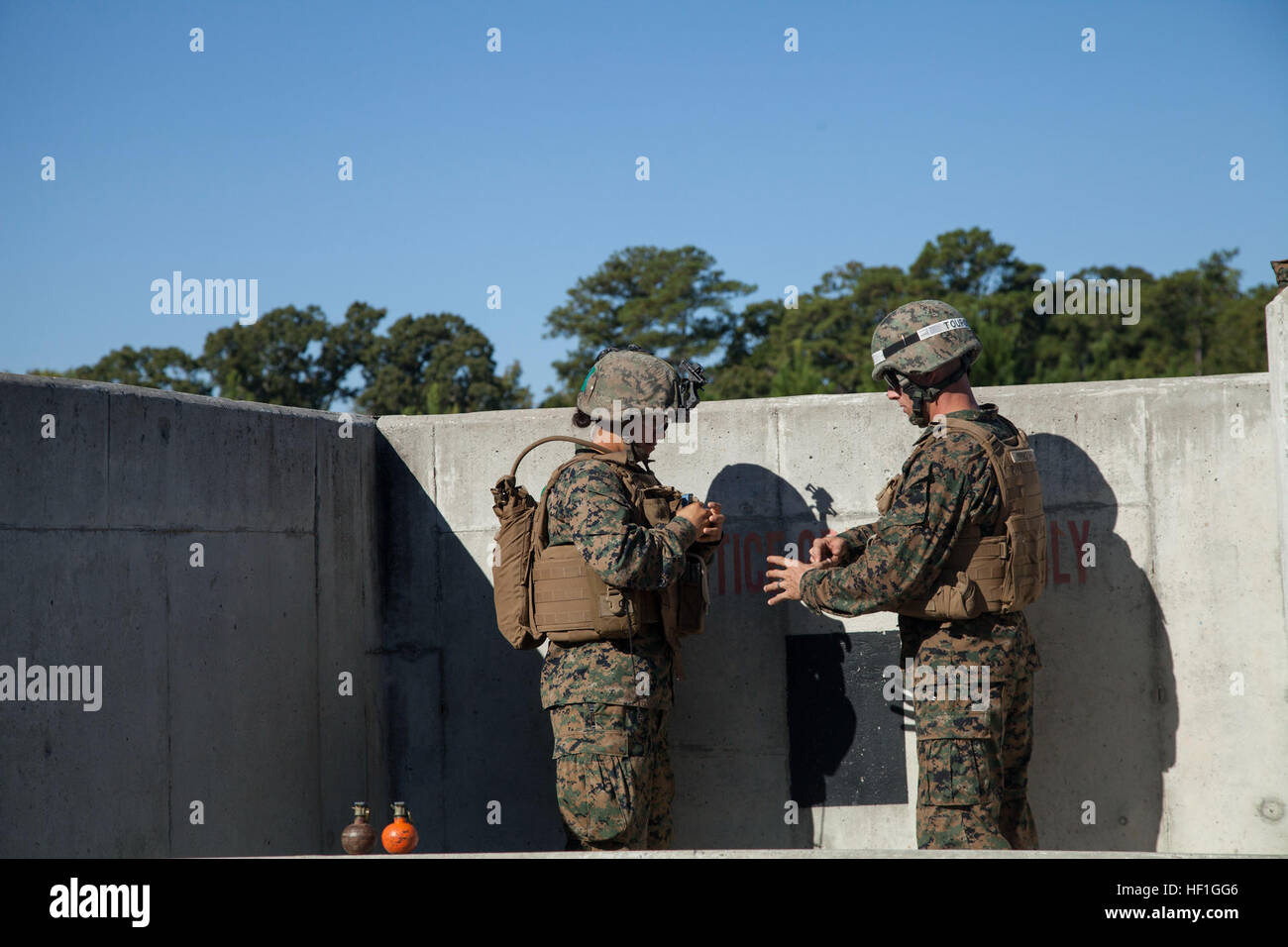 School of infantry east camp geiger marine corps usmc hi-res stock ...