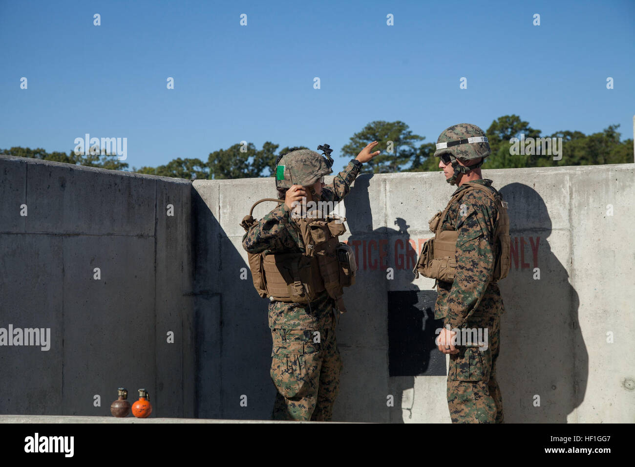 School of infantry east camp geiger marine corps usmc hi-res stock ...