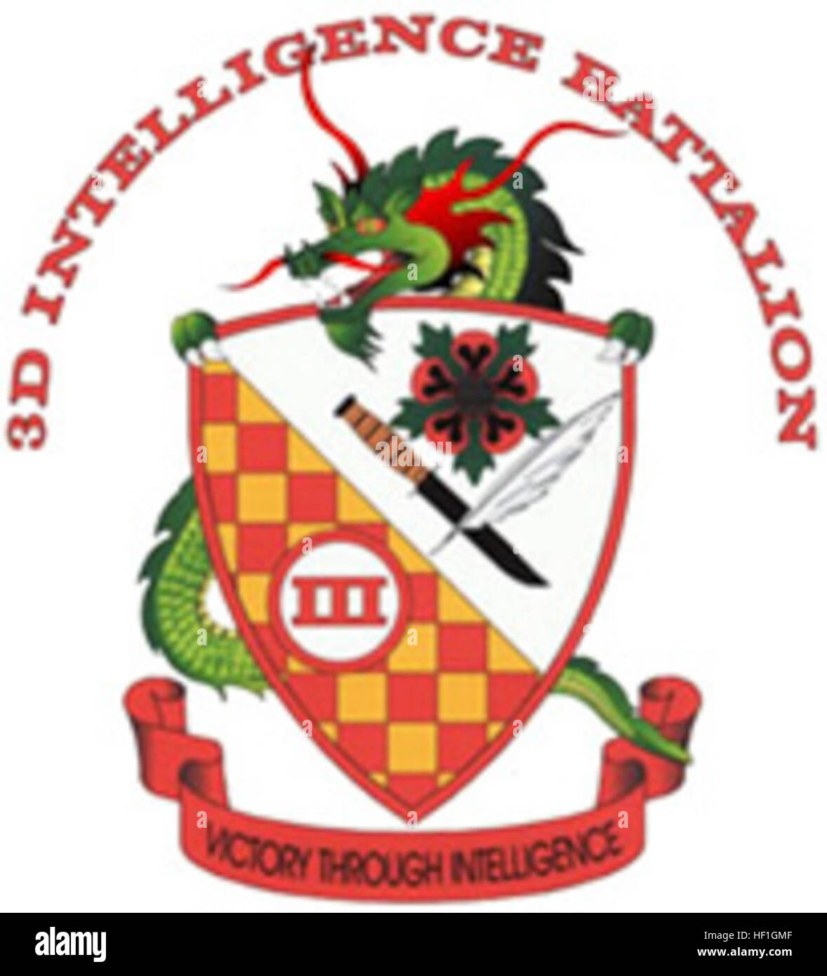 3rd Intelligence Battalion insignia Stock Photo - Alamy