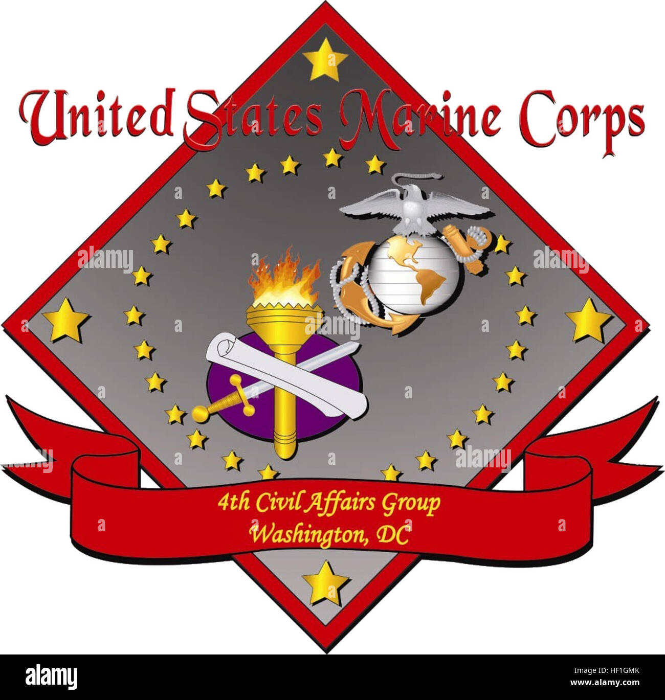 4th CAG Insignia (transparent background) 01 Stock Photo - Alamy