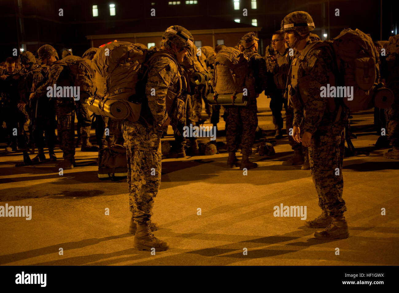 U.S. Marines Sgt. Danny Swan and Staff Sgt. SSgt Derek Rogers from ...