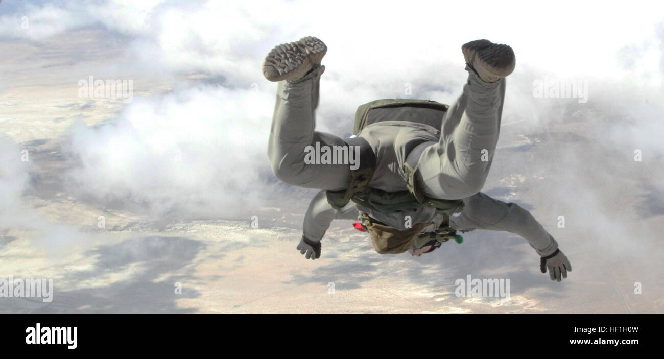 A jumpmaster with U.S. Marine Corps Forces, Special Operations Command ...