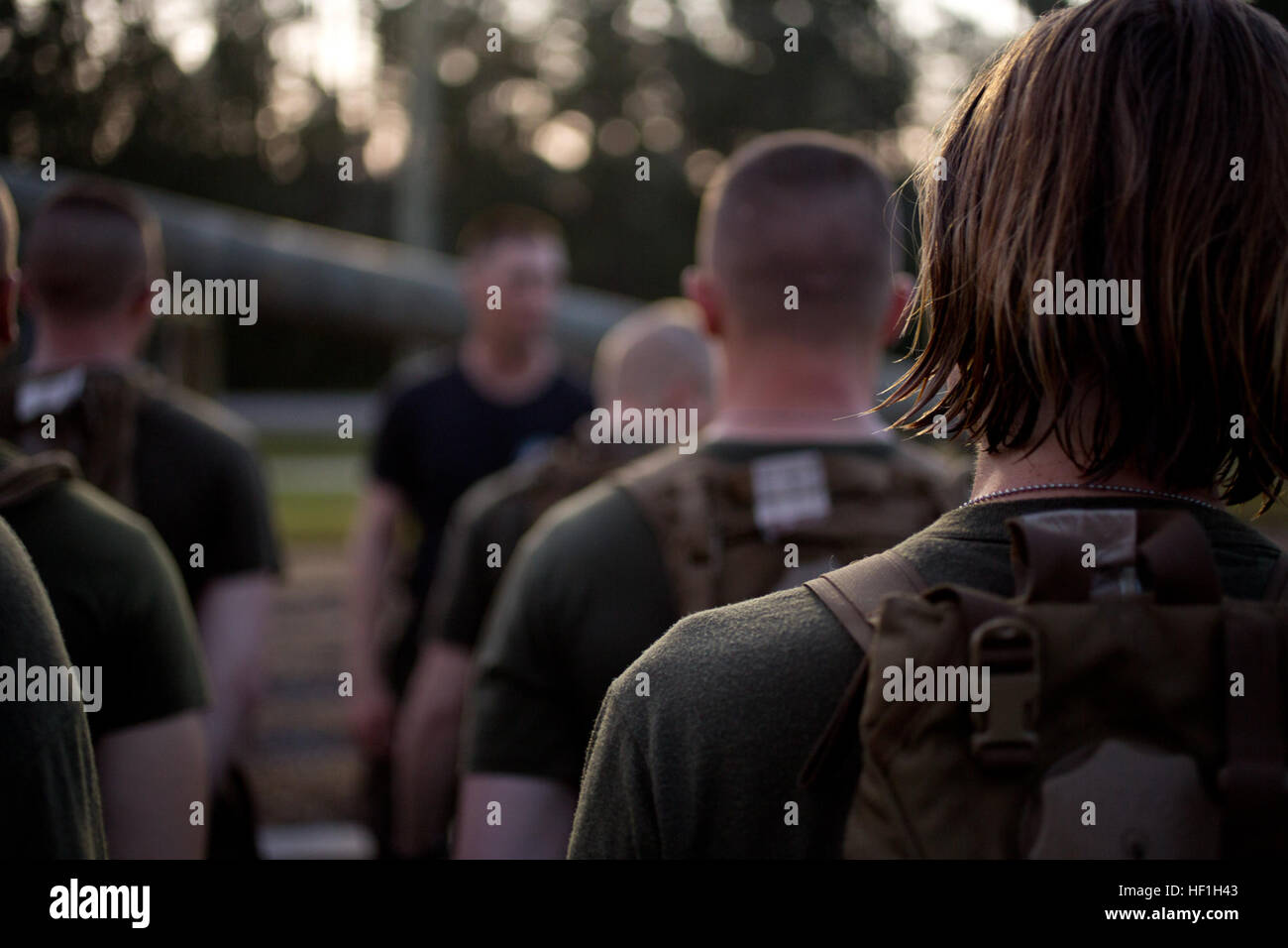 U.S. Marines from Delta Company, Infantry Training Battalion (ITB ...