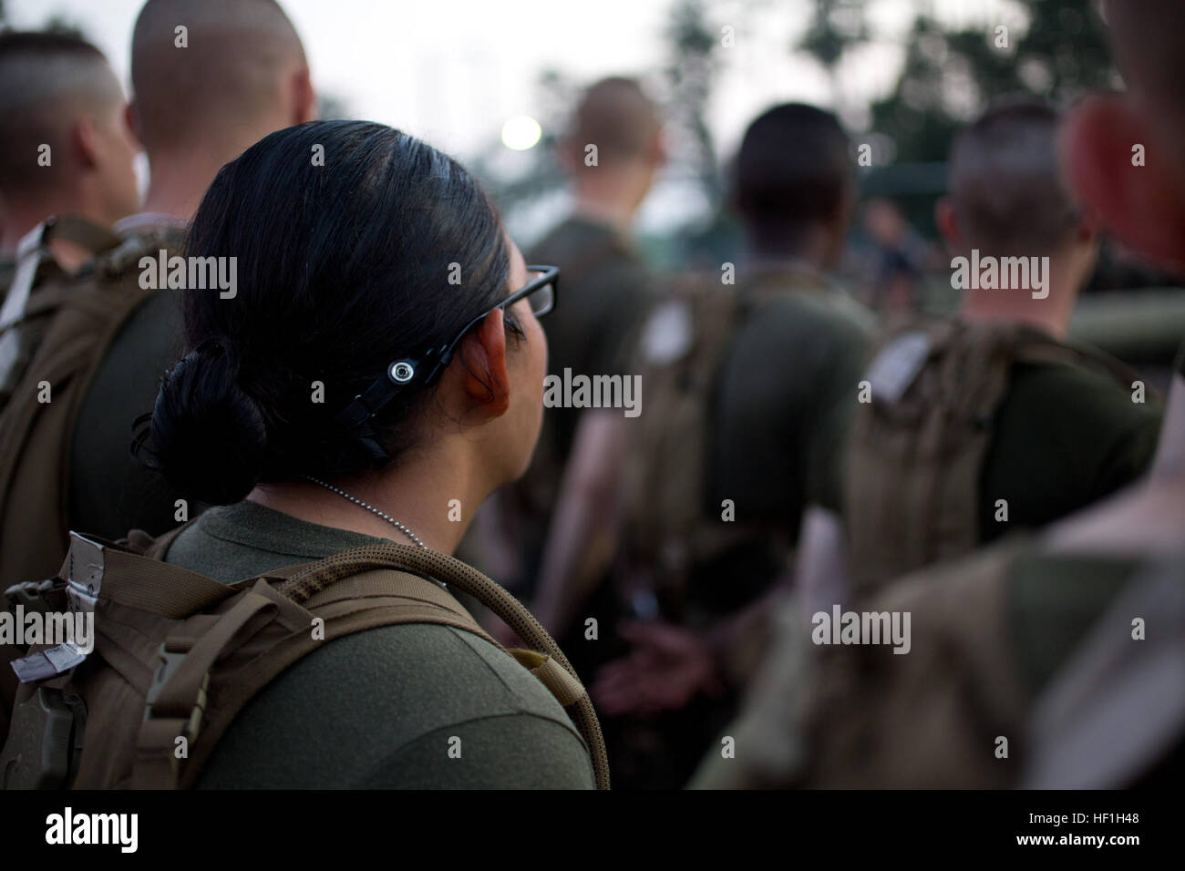 U.S. Marines from Delta Company, Infantry Training Battalion (ITB ...