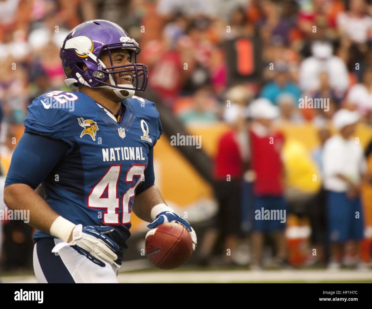 Jerome Felton 2013 Pro Bowl Stock Photo - Alamy