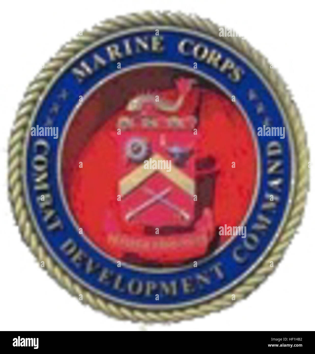 Marine Corps Combat Development Command Seal 120x126 Stock Photo - Alamy