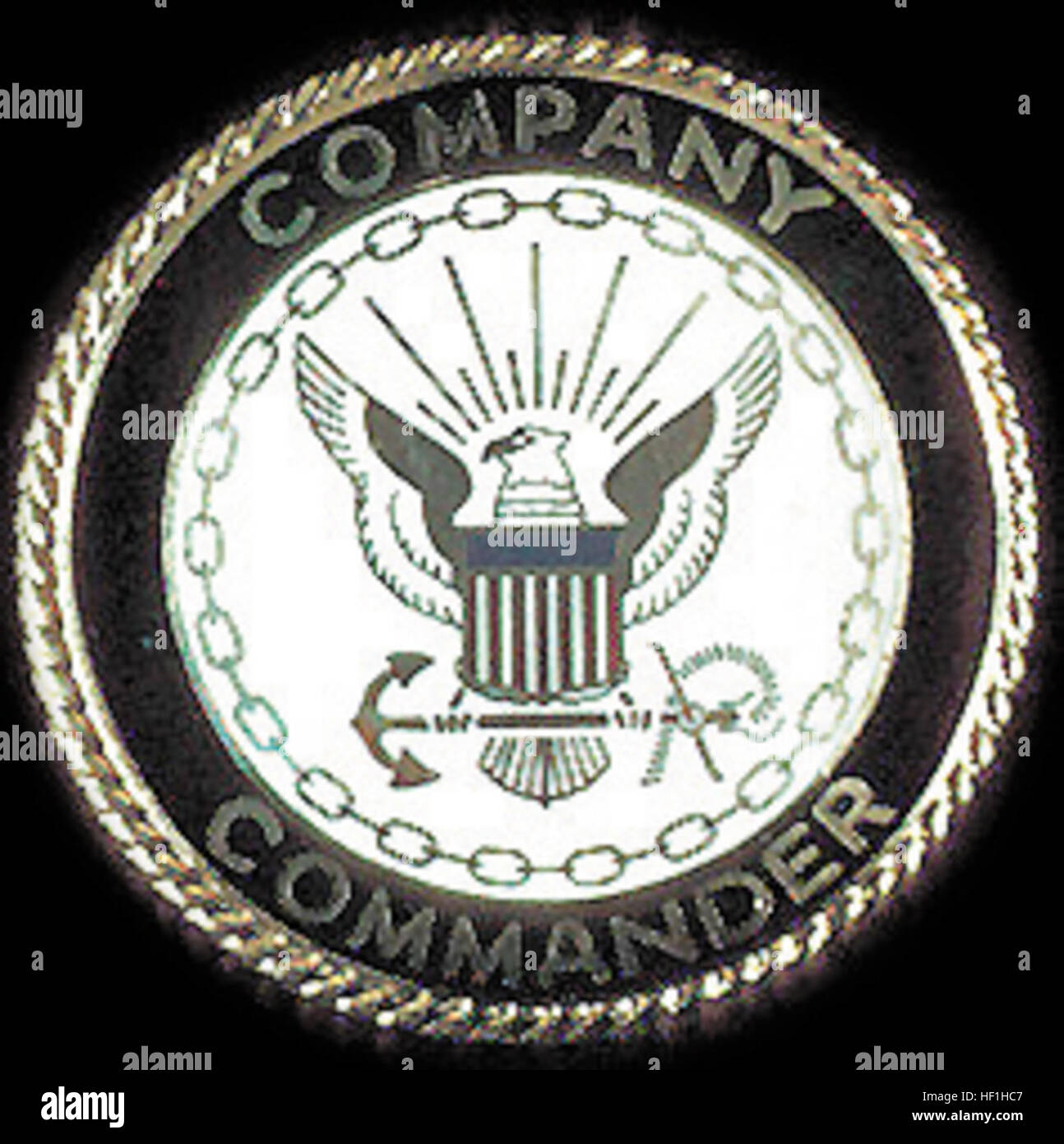 RECRUIT COMPANY COMMANDER NavyCompComBadge Stock Photo - Alamy