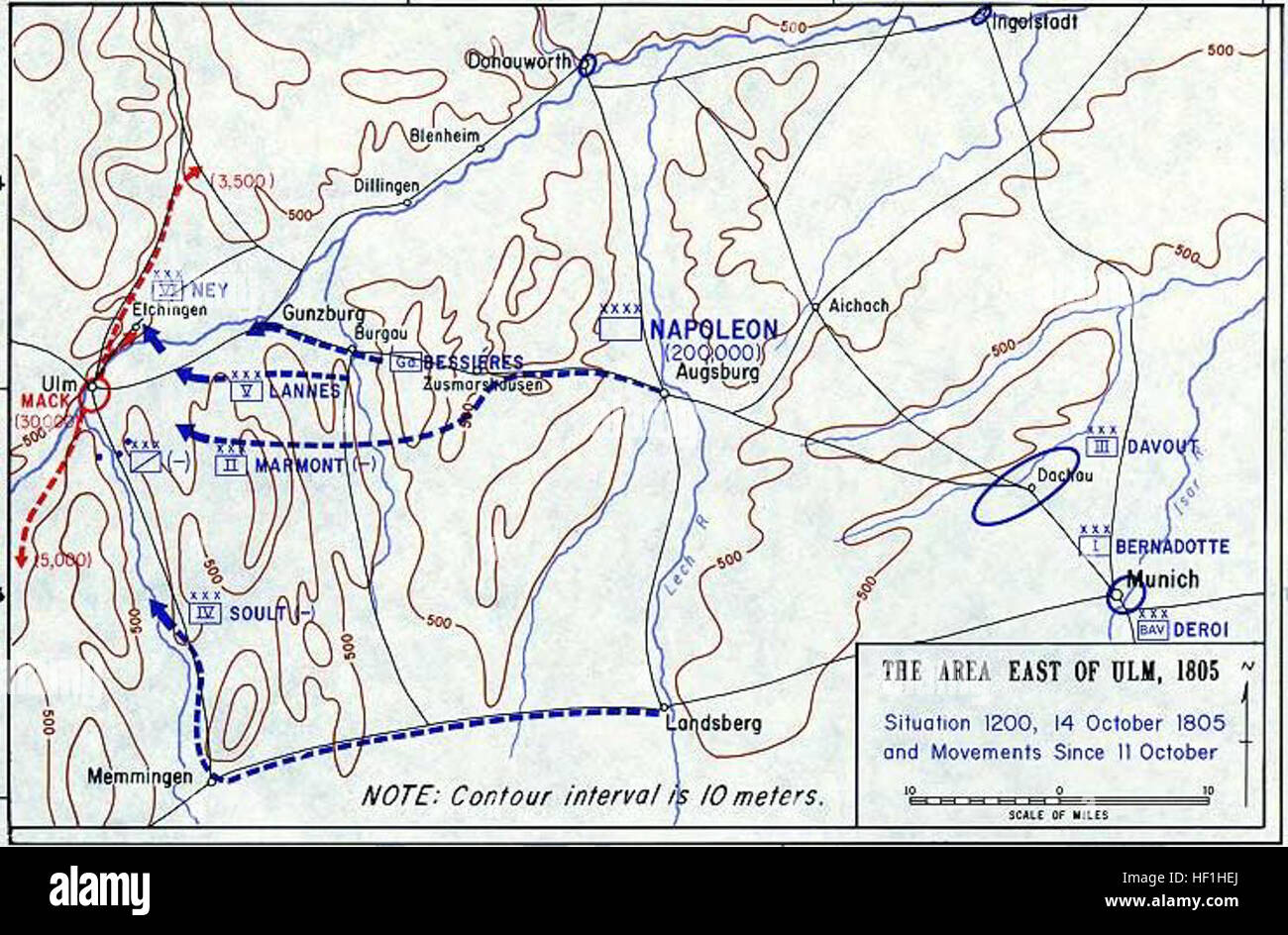 Schlacht von Elchingen Stock Photo - Alamy