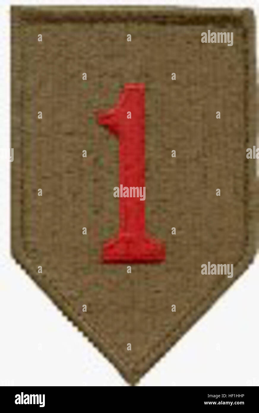 USArmy First Inf Patch Stock Photo - Alamy