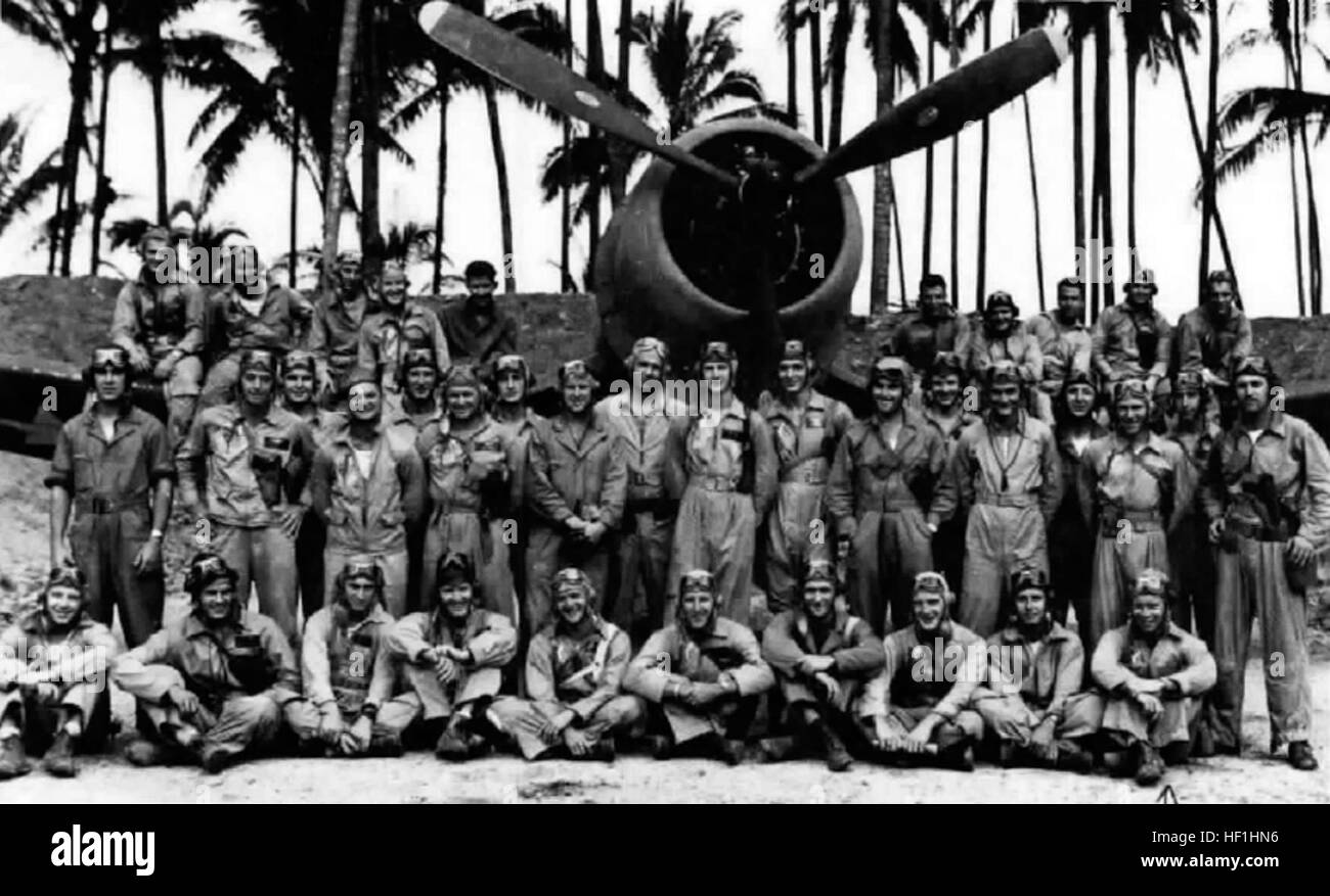 VMF-321 group photo December 1943 Stock Photo - Alamy