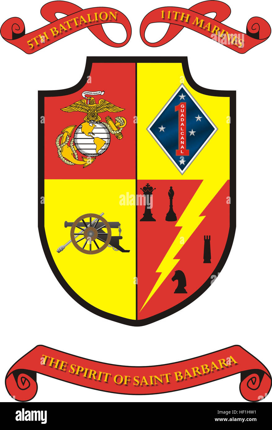 5-11 battalion insignia Stock Photo - Alamy