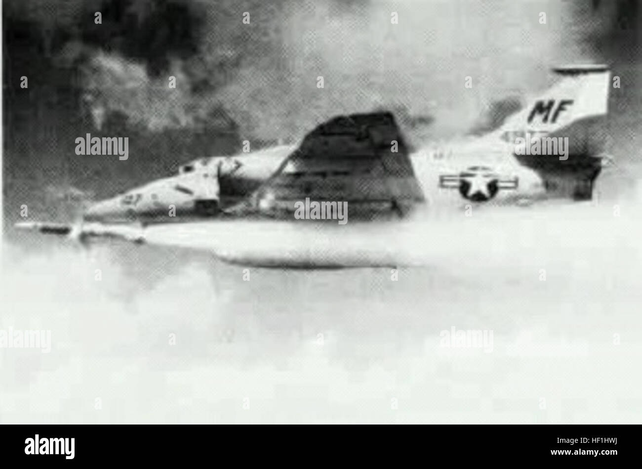 A-4F Skyhawk VMA-134 firing Shrike Stock Photo - Alamy