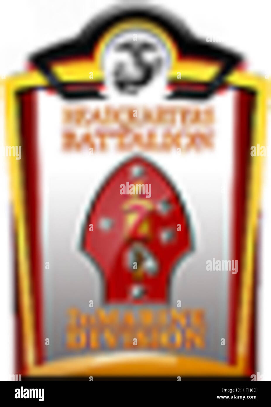 HQBN 2ND MAR DIV LOGO9 Stock Photo - Alamy