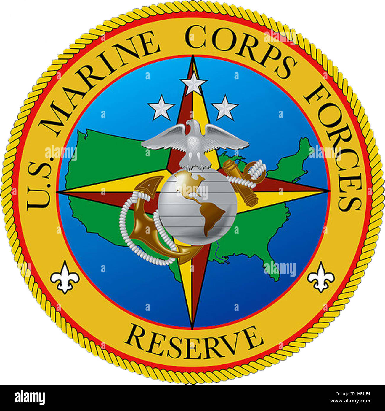 Marine Forces Reserve insignia (transparent background Stock Photo - Alamy