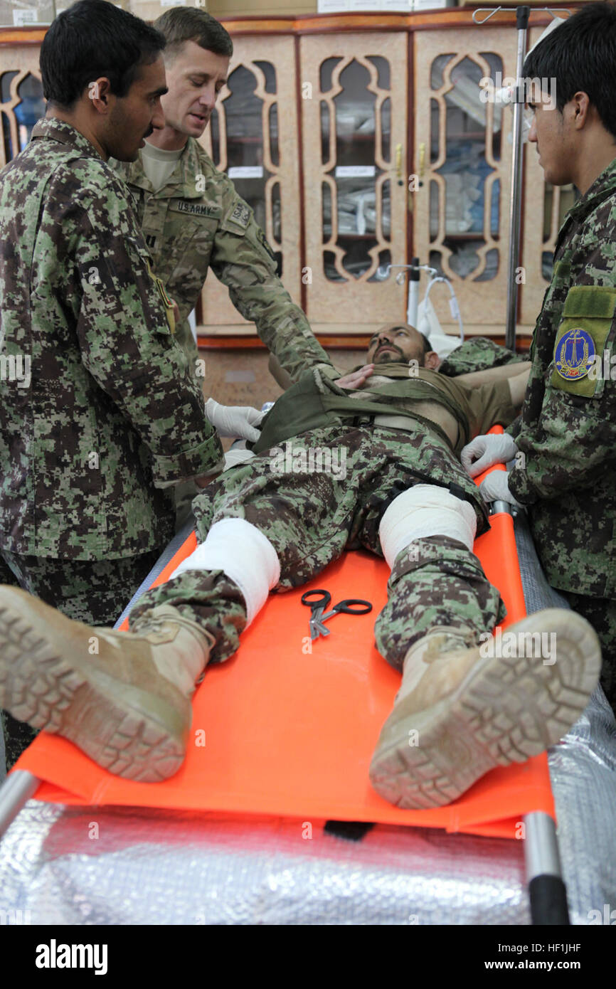 U.S. Army Capt. Michael Priebe, physician’s assistant, Headquarters and ...