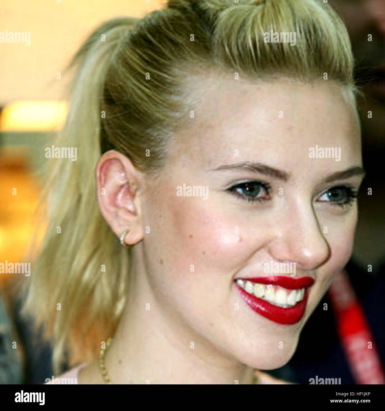 Scarlett Johansson in Kuwait 02 (square Stock Photo - Alamy