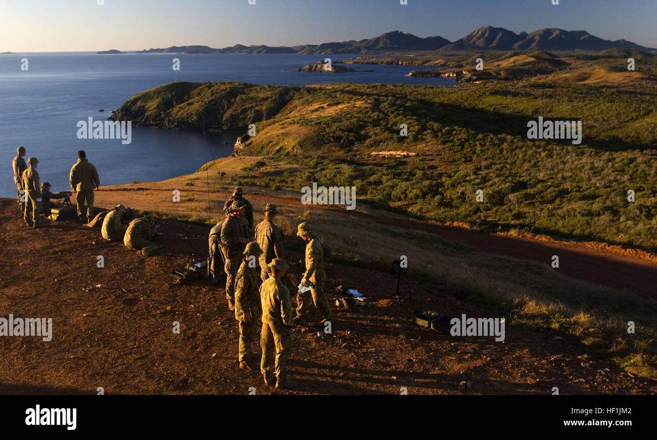 Australian Defence Force troops conduct training exercises at ...