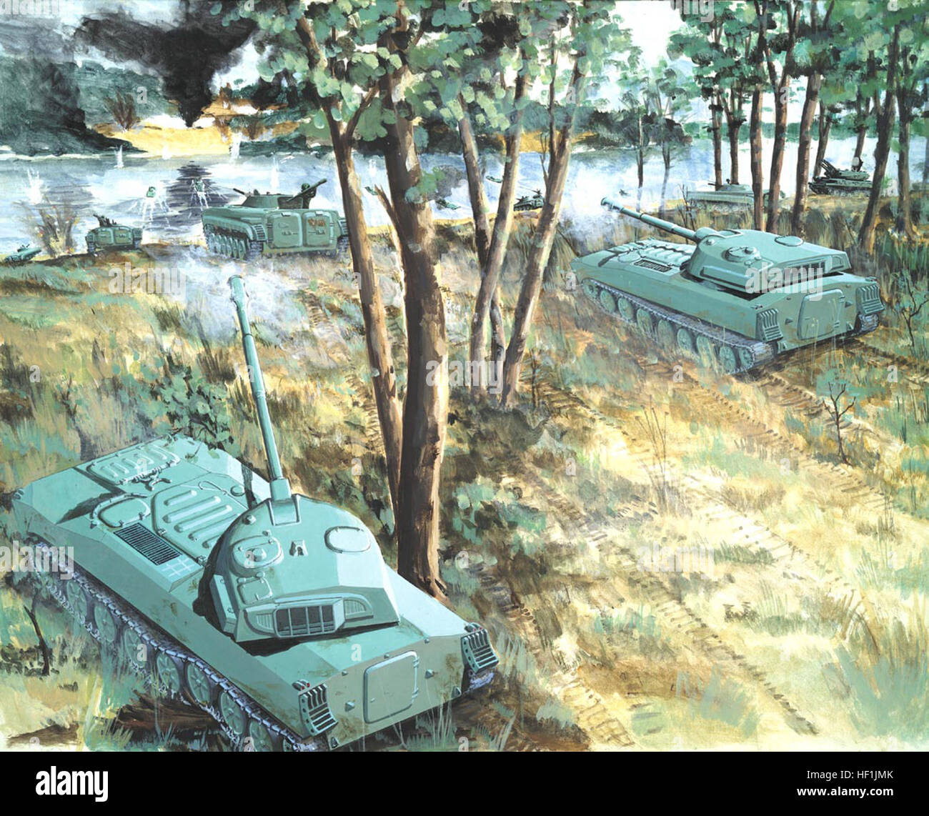 In 1982, Soviet artillery units provided fire support for river ...