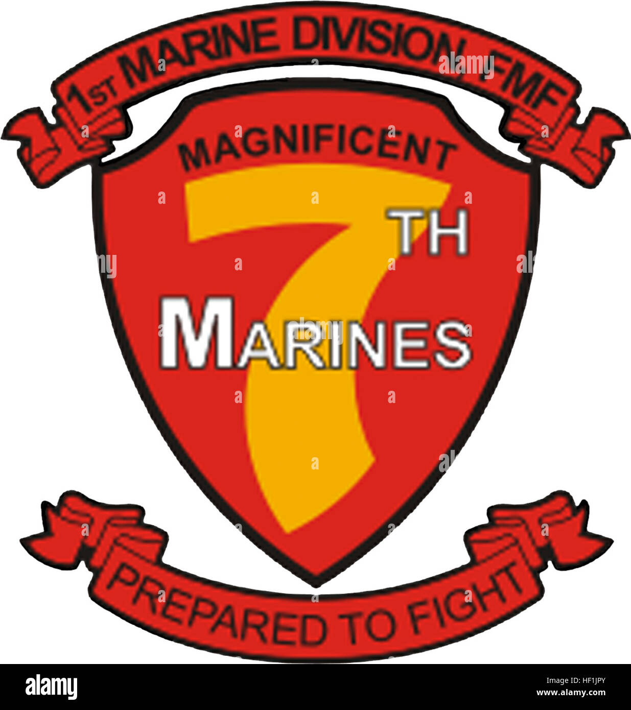 USMC - 7th Marine Regiment Stock Photo - Alamy
