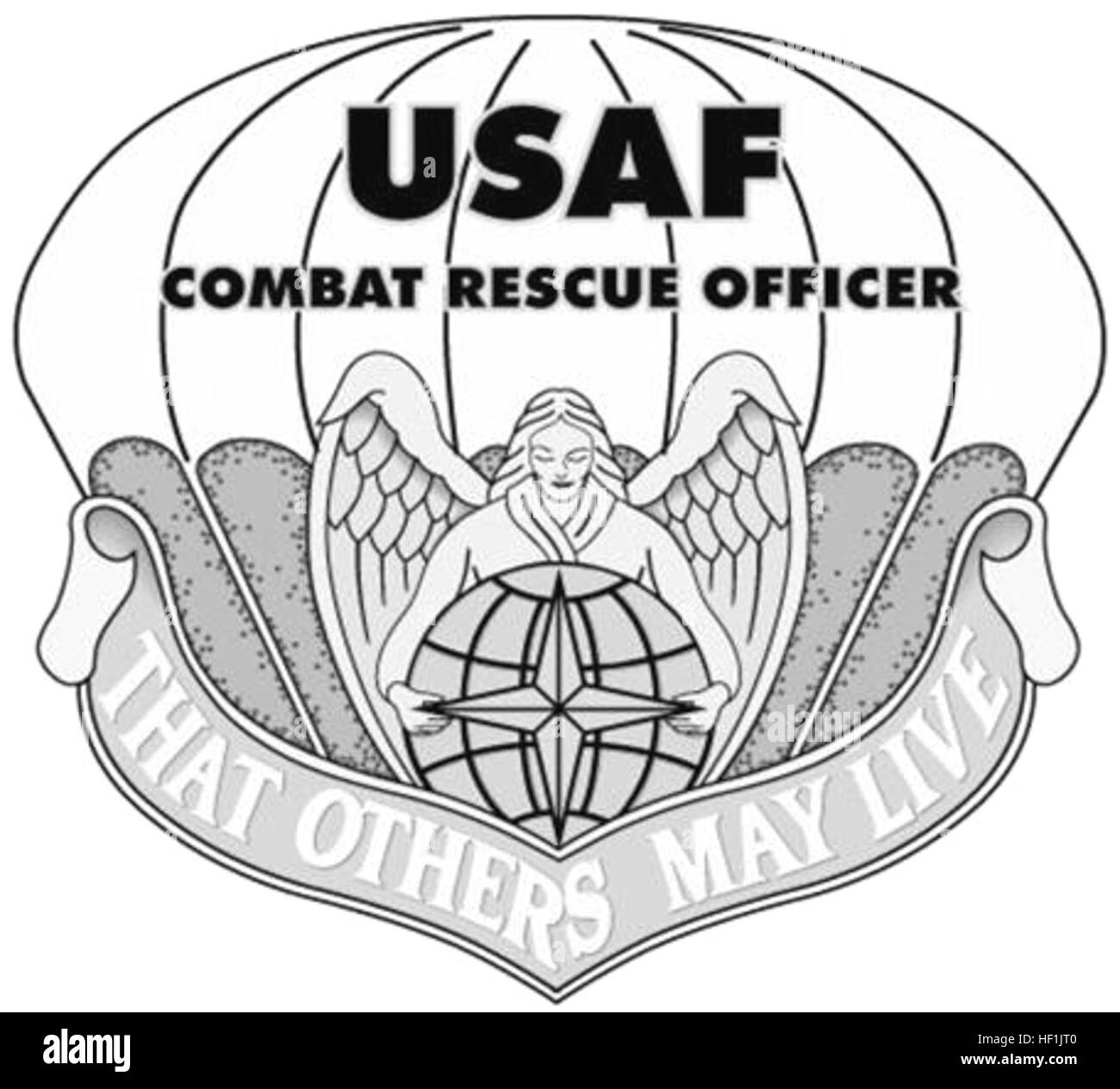 USAF Combat Rescue Officer Flash Stock Photo - Alamy