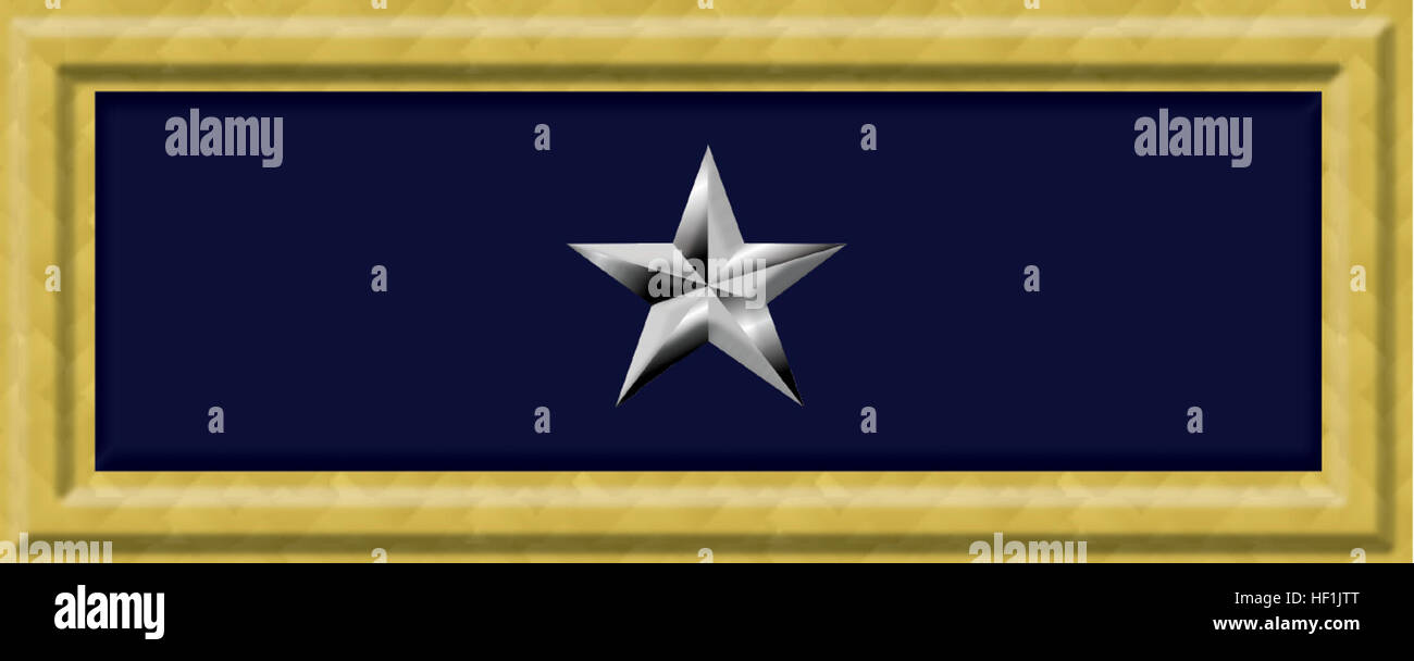 Union army brig gen rank insignia Stock Photo - Alamy
