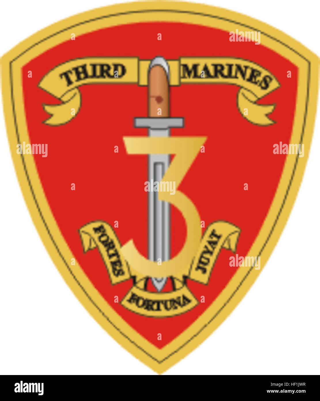 3RD MARINE REGIMENT insignia Stock Photo - Alamy