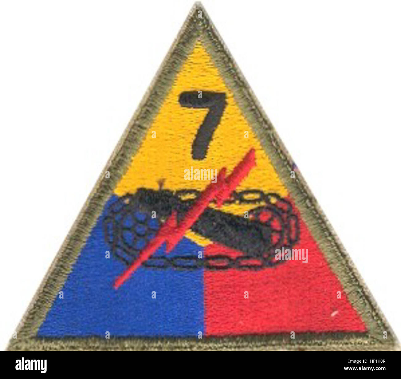 7th Armored Division.patch Stock Photo - Alamy