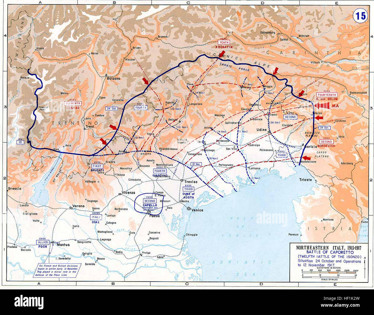 The Battle of Caporetto, fought in 1917 during World War I, was a major ...