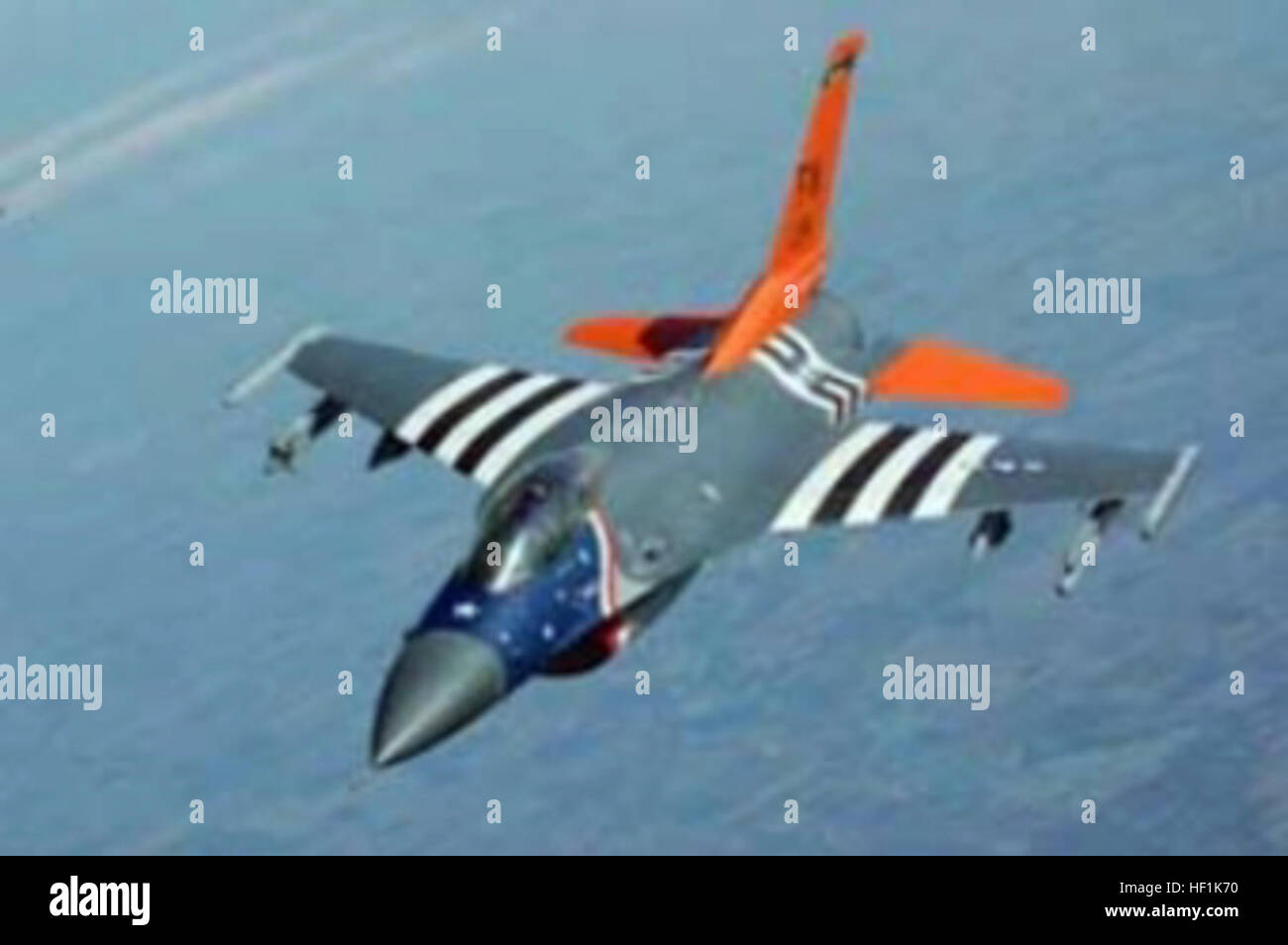 F-16C Indiana ANG in commemorative paint 2008 Stock Photo - Alamy