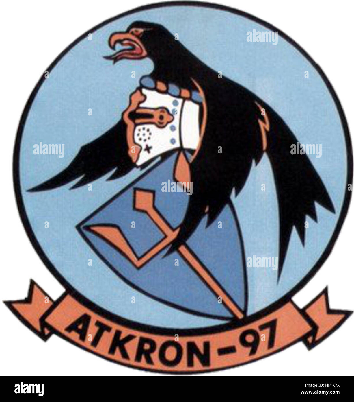 Attack Squadron 97 (US Navy) patch c1982 Stock Photo - Alamy