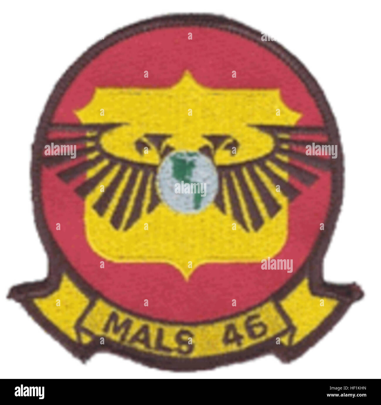 Marine Aviation Logistics Squadron 46 insignia Stock Photo - Alamy
