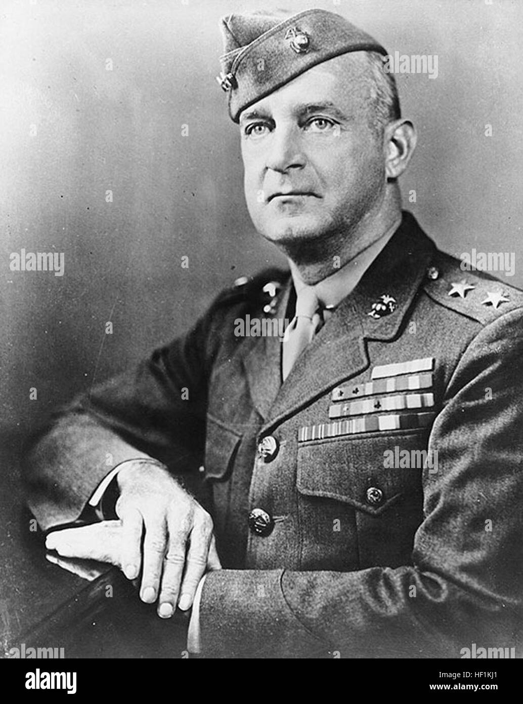MajGen AAVandegrift 1942 H97768 Stock Photo - Alamy