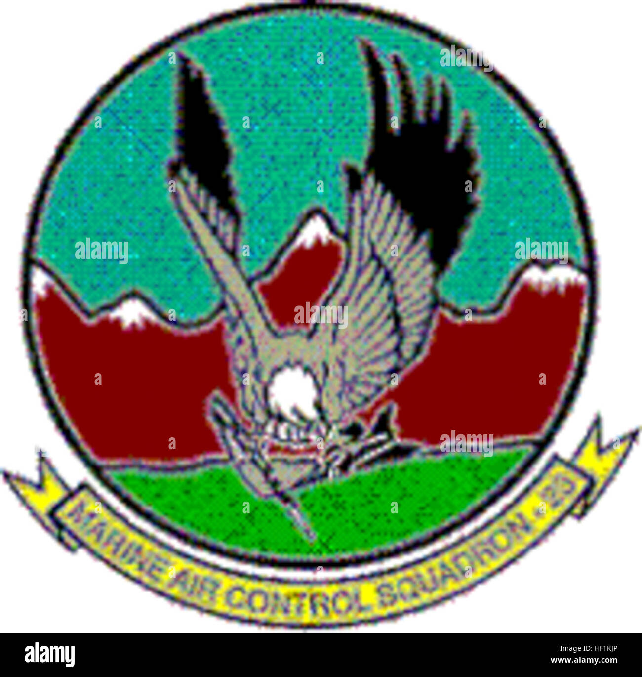 Marine Air Control Squadron 23 insignia Stock Photo - Alamy