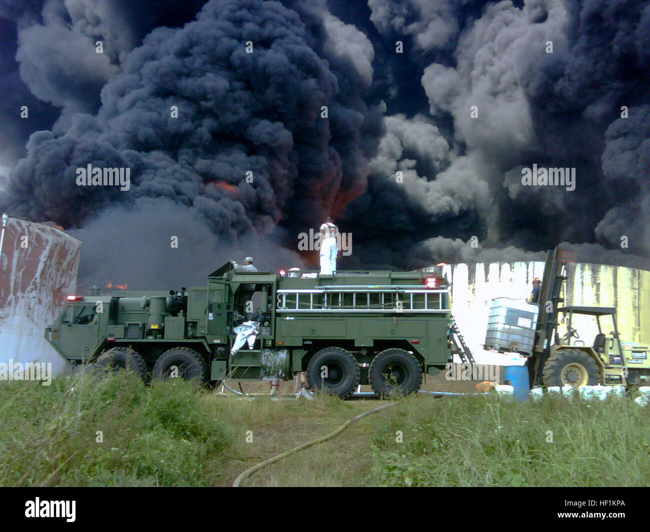 Puerto Rico National Guard fire engine (2009 Stock Photo - Alamy