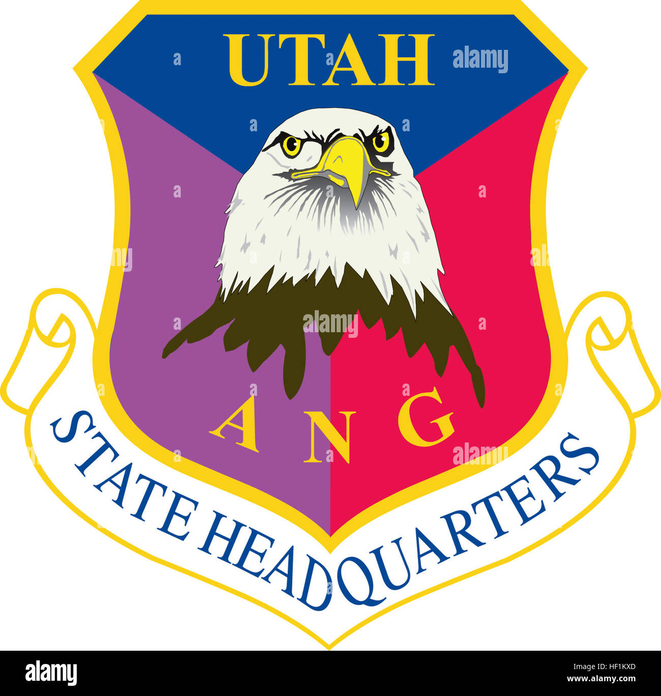 Utah ANG headquarters emblem Stock Photo - Alamy