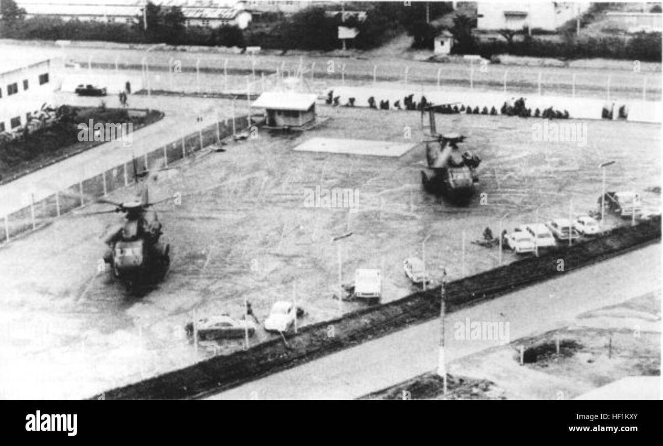USMC CH-53s at DAO Compound LZ38 Stock Photo - Alamy