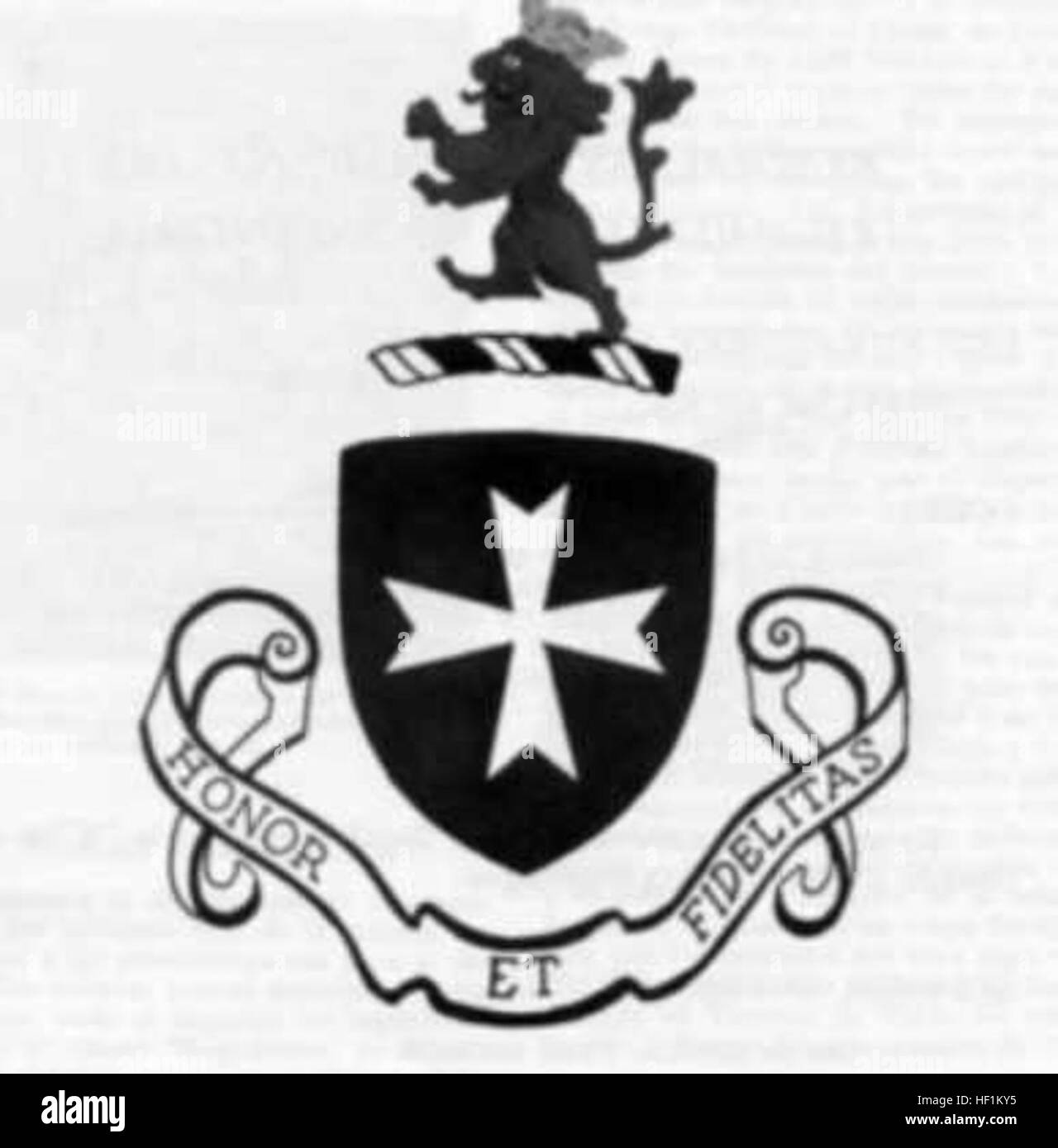 US 65th Infantry Regiment.coat of arms Stock Photo - Alamy