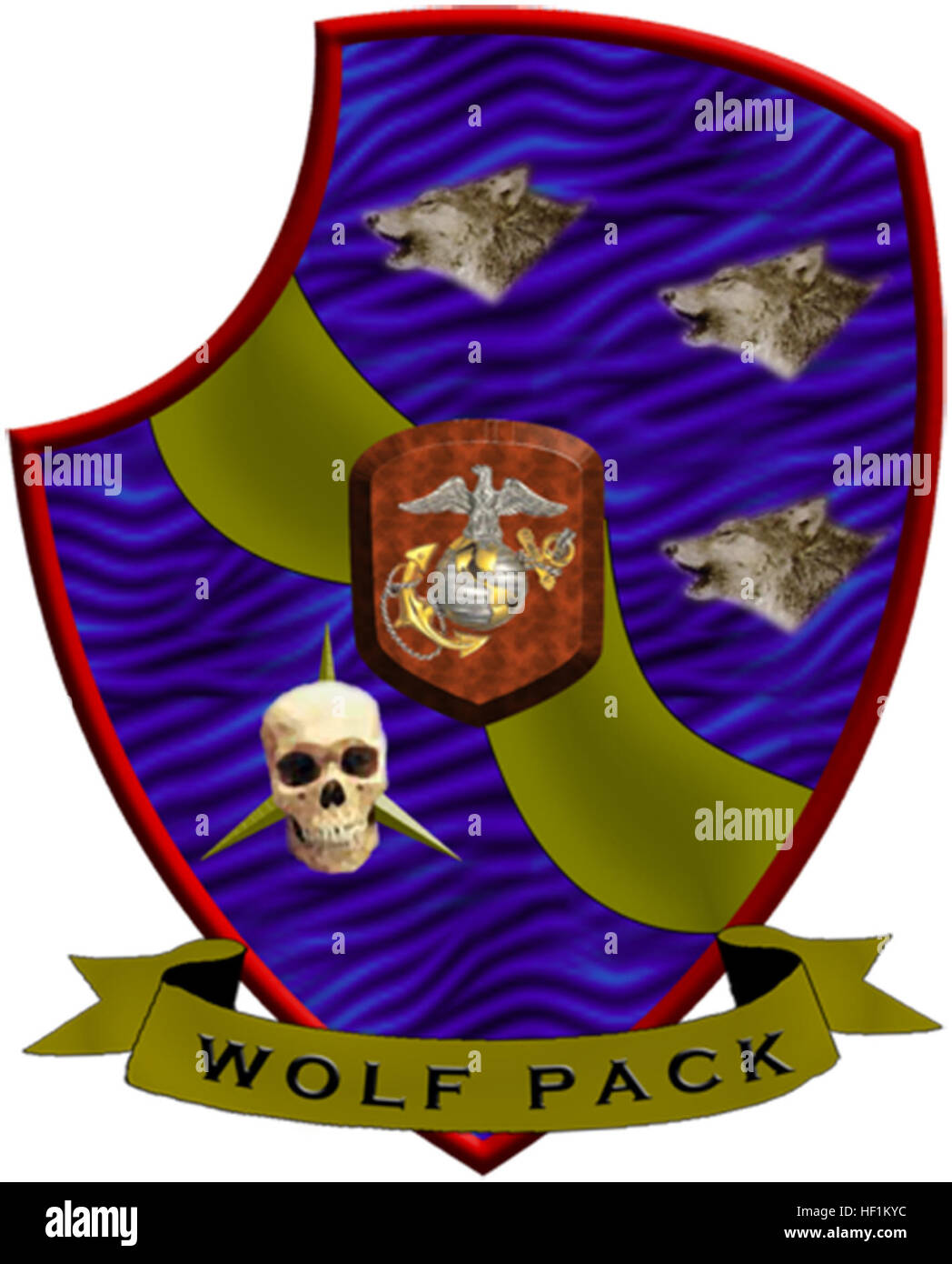 USMC - 3rd LAR Battalion insignia Stock Photo - Alamy