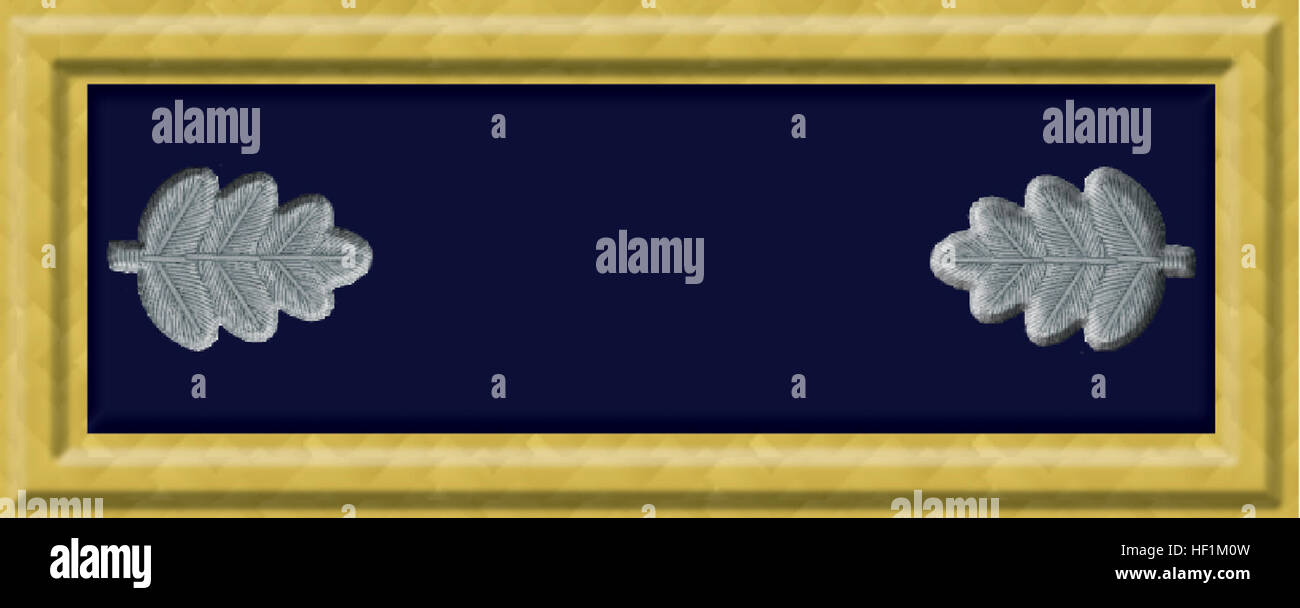 Union army lt col rank insignia Stock Photo - Alamy