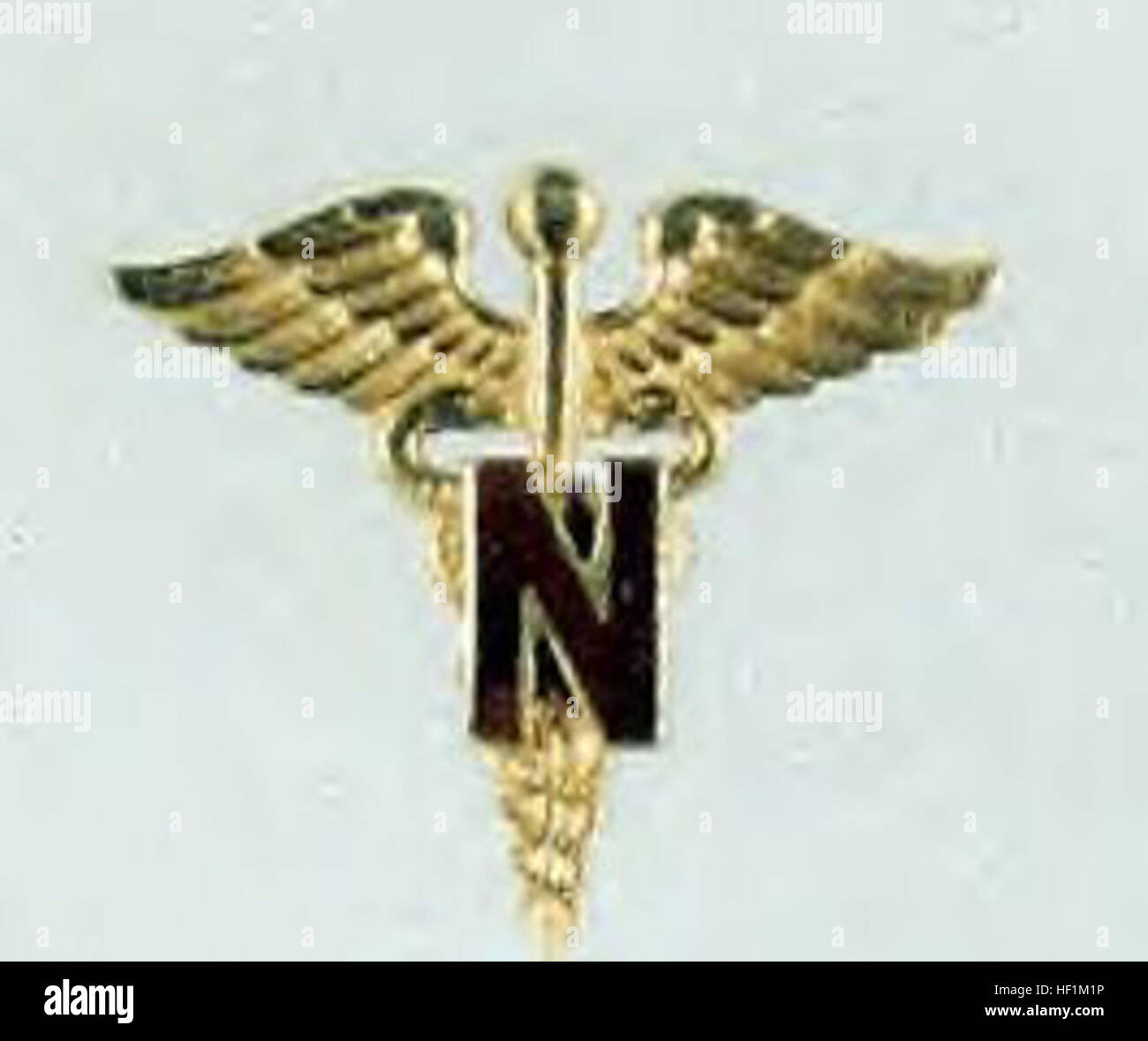 WWII Army Nurse badge Stock Photo - Alamy