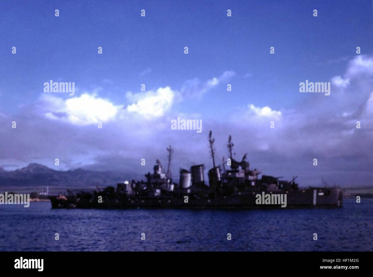 USS Ralph Talbot (DD-390) at anchor Stock Photo - Alamy