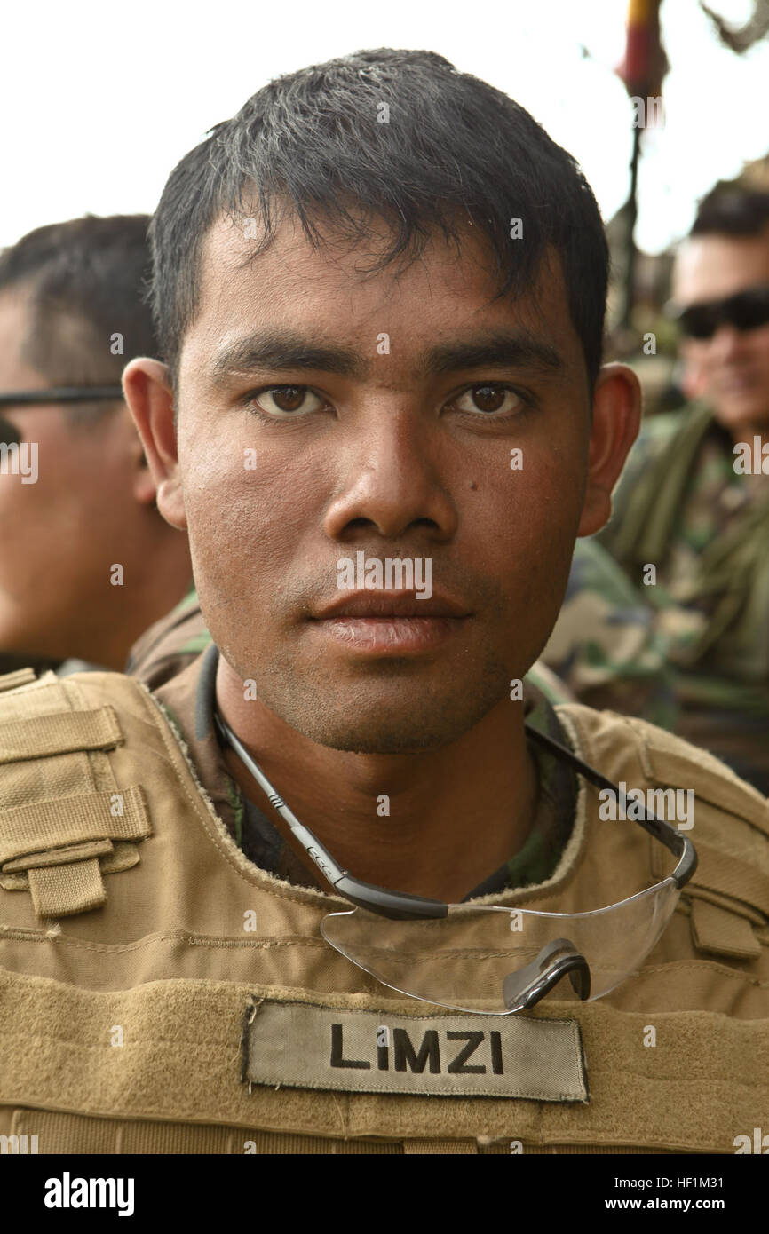 Malaysian Army Lance Cpl. Limzi bin Uda Jamil, infantryman with Special ...