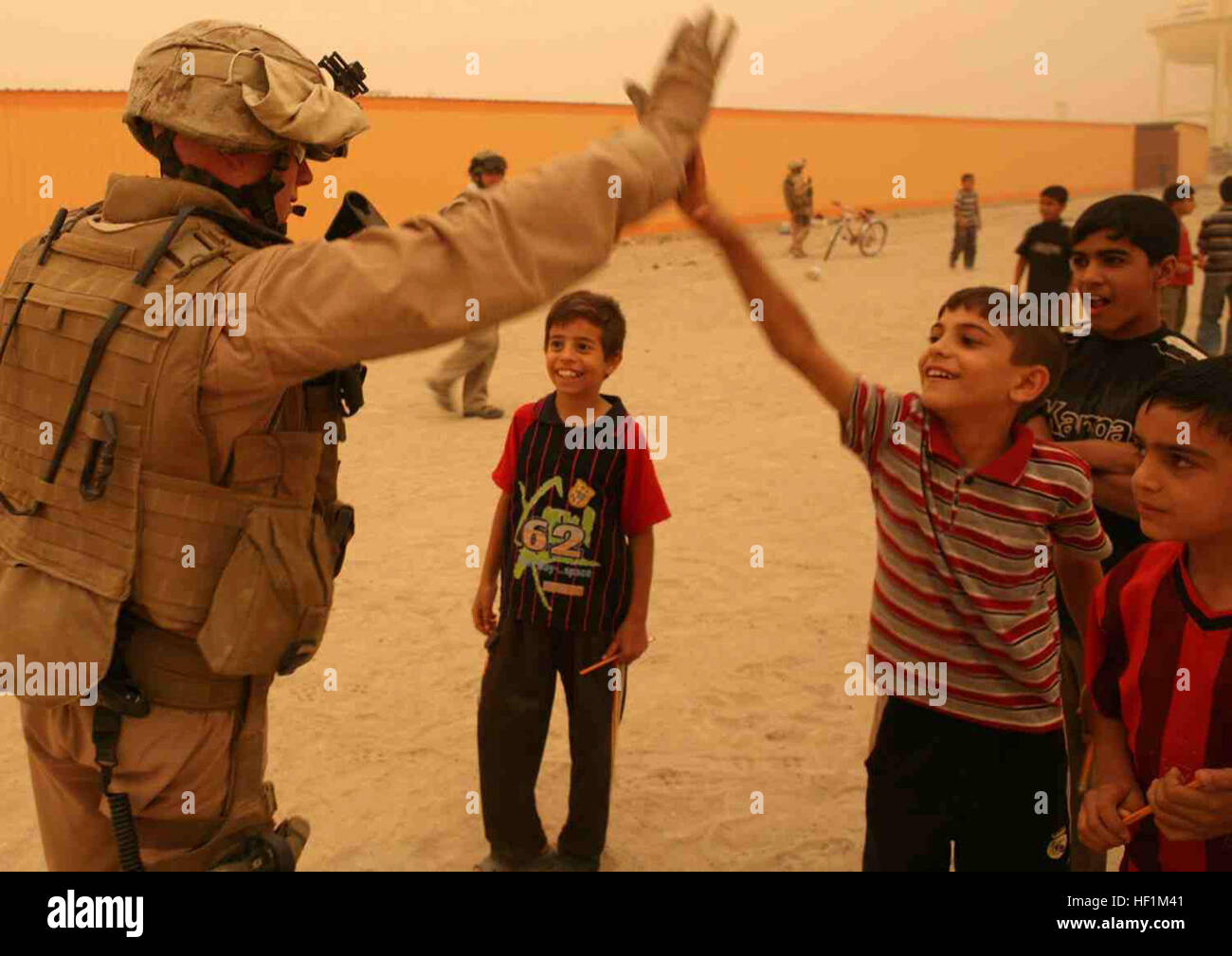 USMC RCT-1 in Fallujah, June 2008 Stock Photo - Alamy